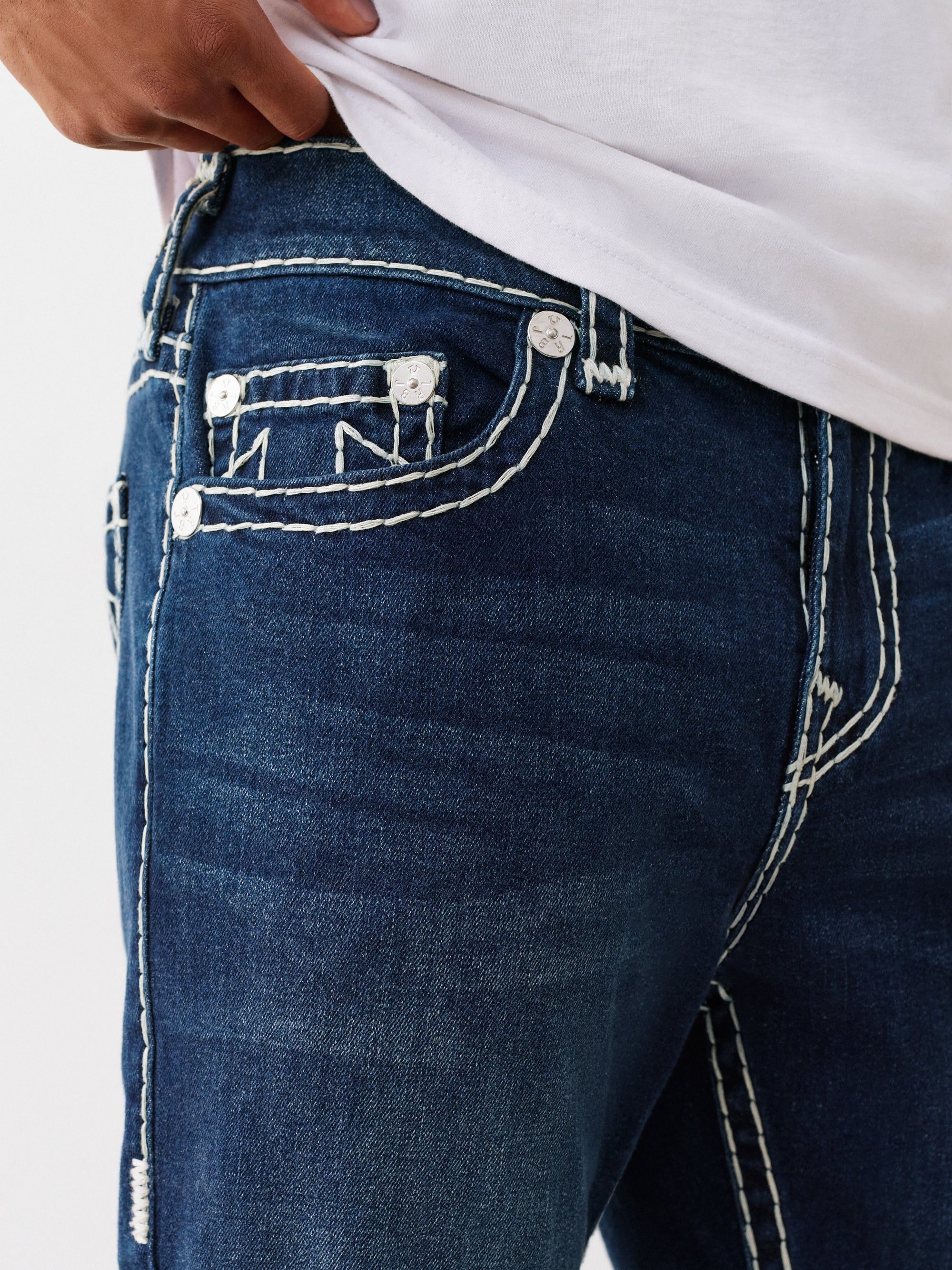 True Religion Rocco Super T Nf 32 Inseam Damon Dark Wash – AL Capone Premium