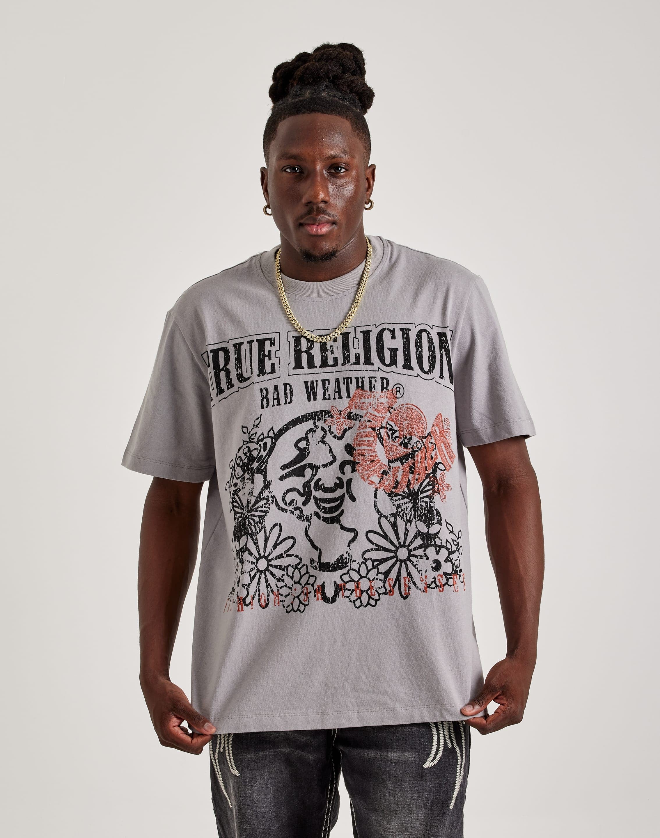 True Religion Crew Bw X Tr Relxed Haven Grey Stone – AL Capone Premium
