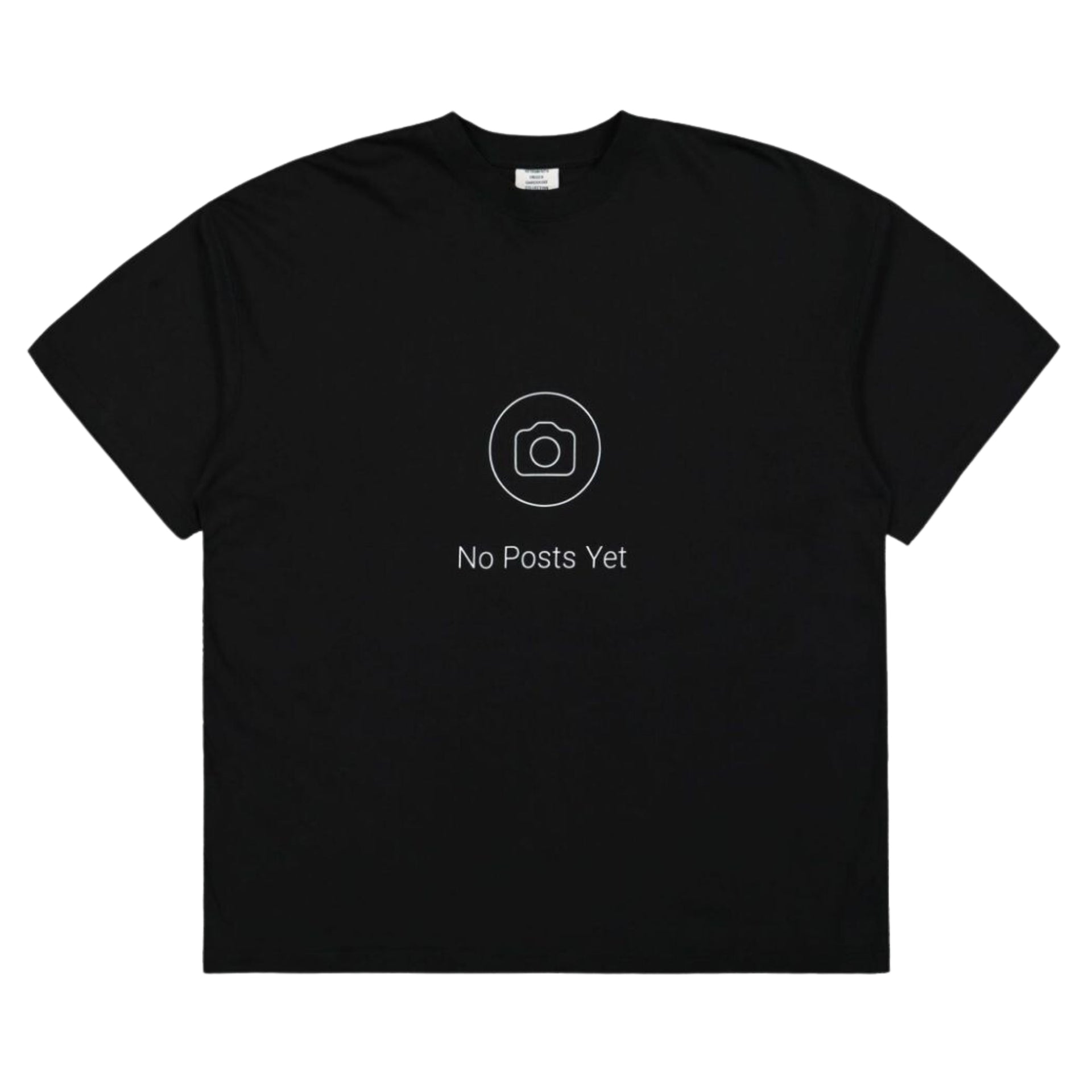 Vetements T-Shirt No Posts Regular Black – AL Capone Premium