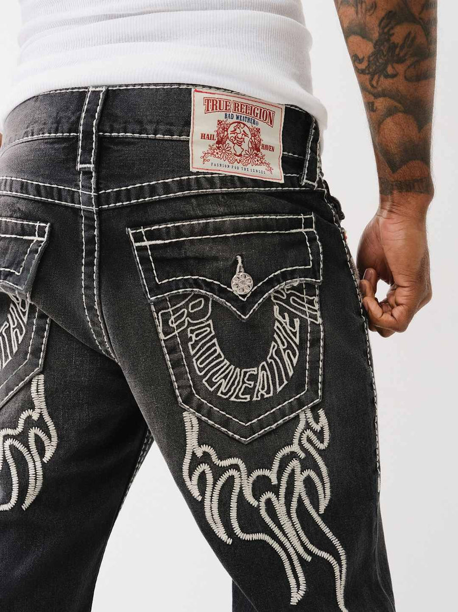 True Religion Jeans Billy Flame Minder Black Wash – AL Capone Premium