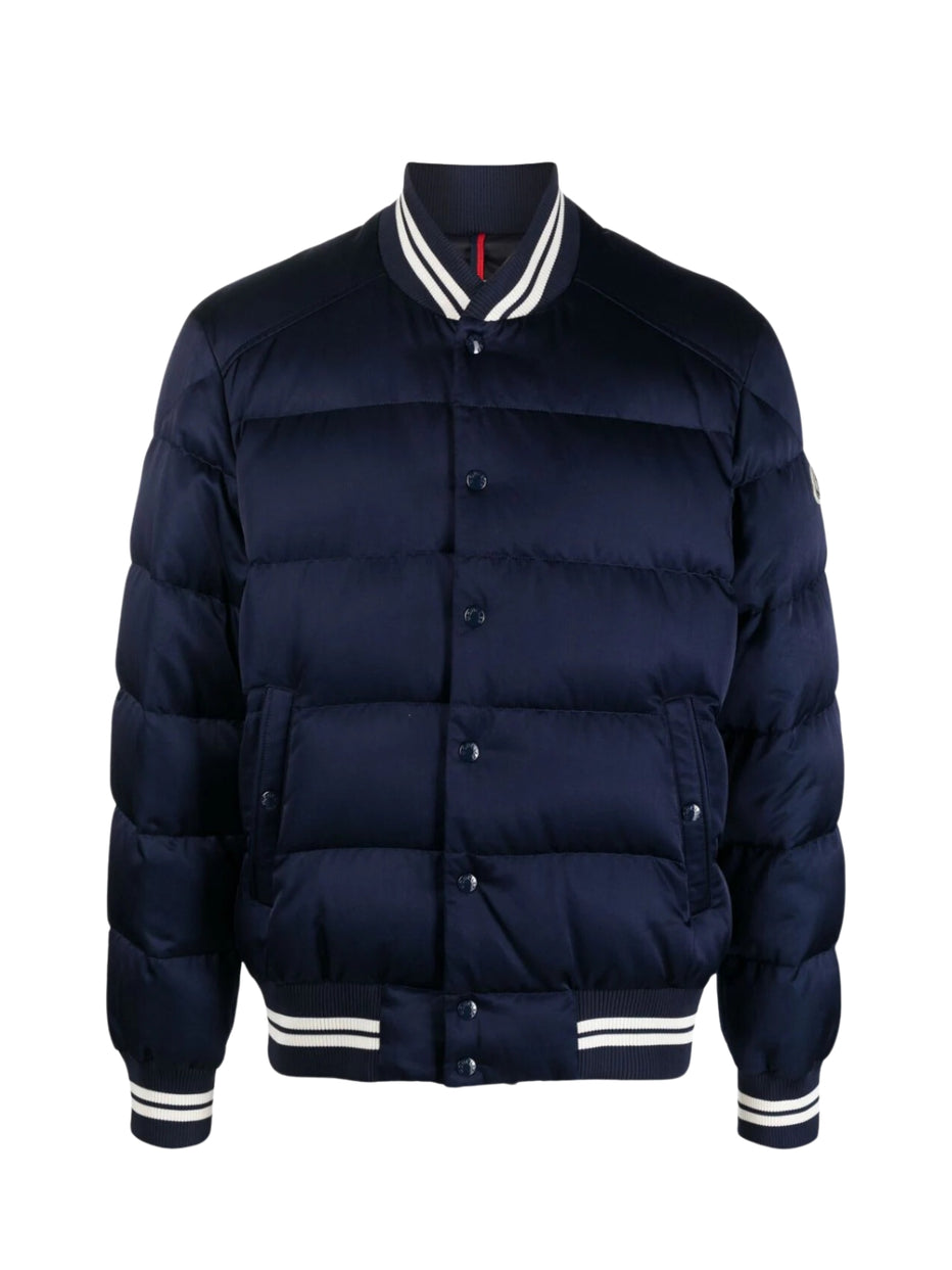 Moncler Jacket Satin Padded Navy - AL Capone Premium