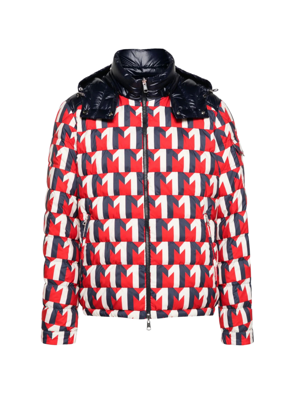 Moncler Jacket Monogram Red-White-Black - AL Capone Premium