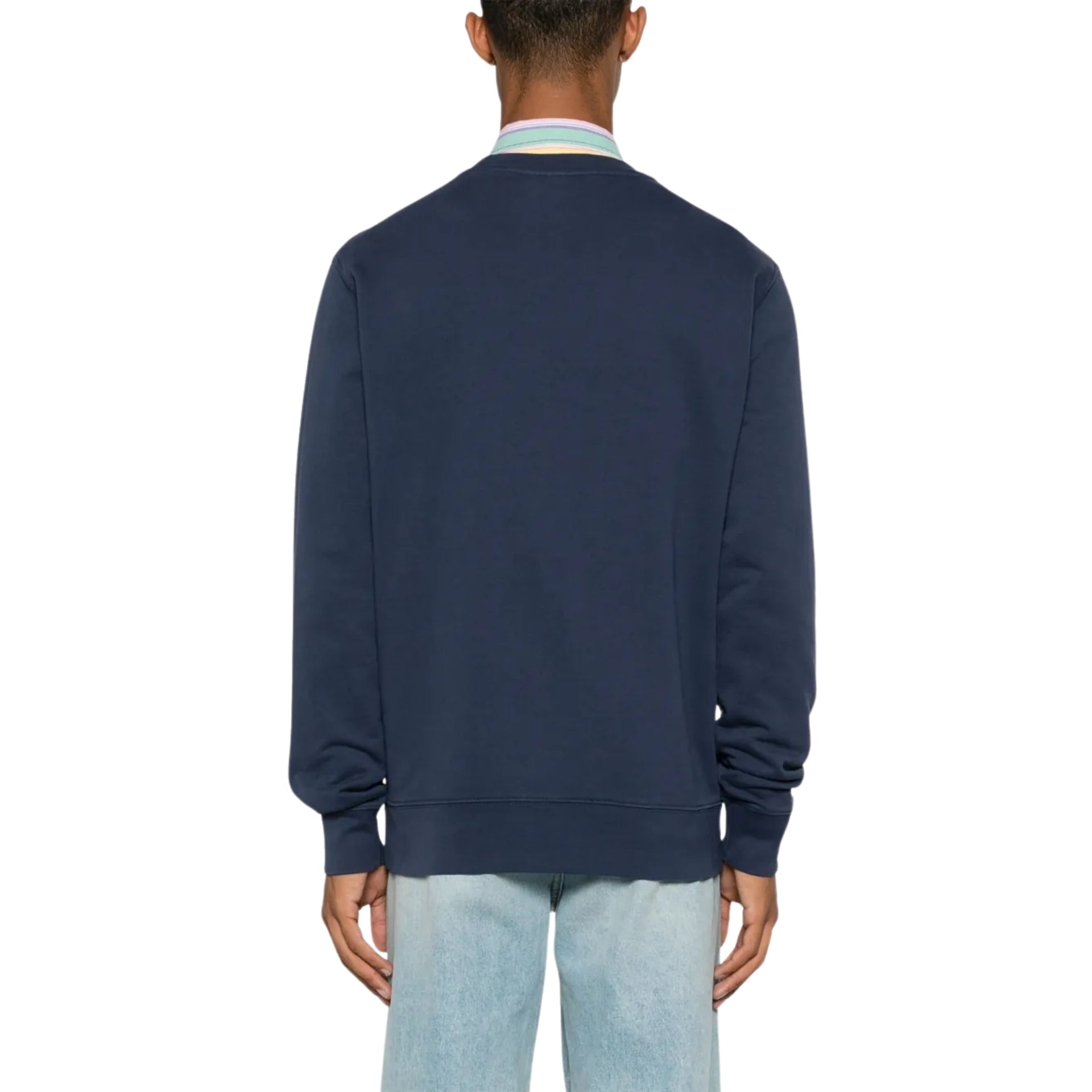 Maison Kitsune Sweater Fox Patch Navy - AL Capone Premium