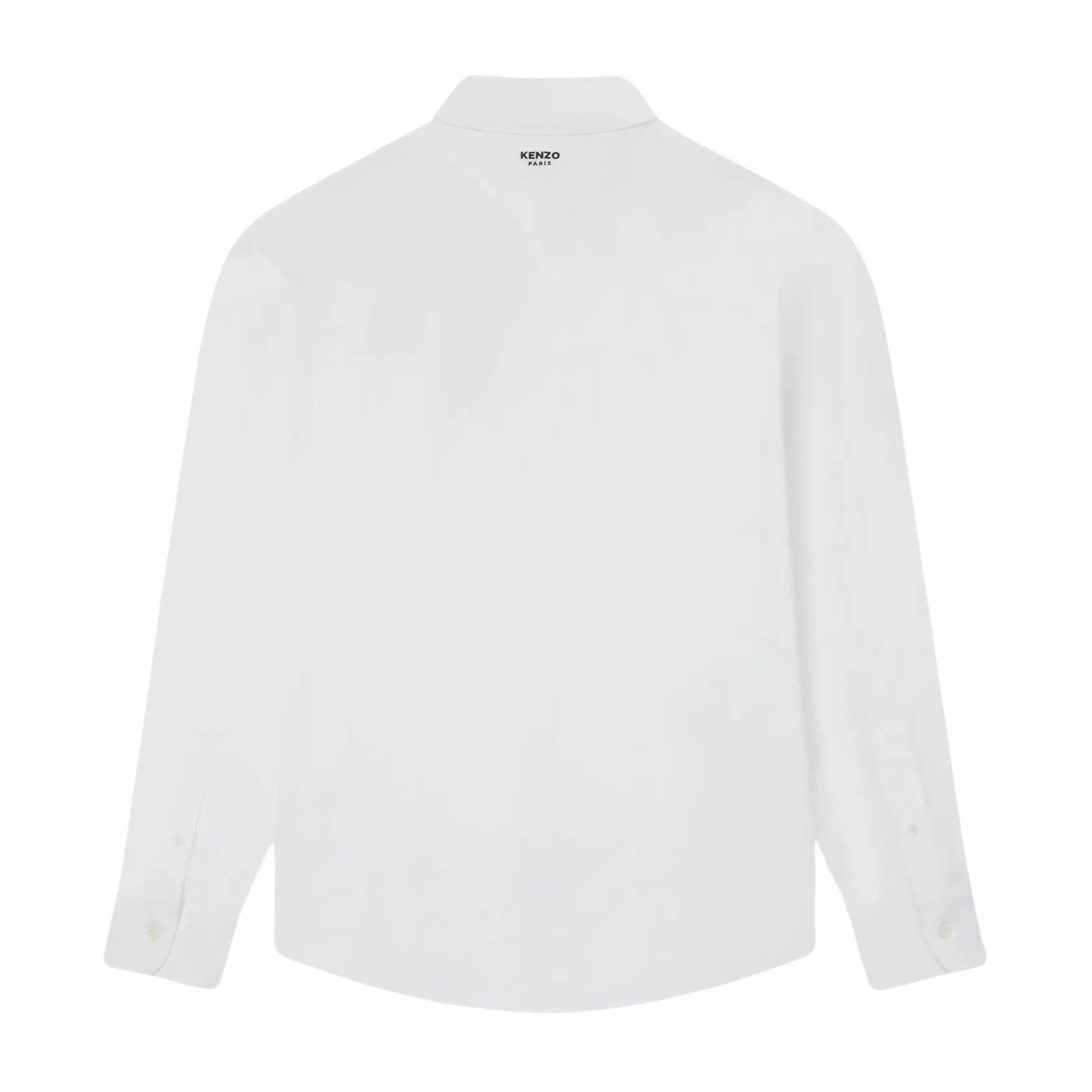 Kenzo Shirt Tiger Logo Casual Ls White – AL Capone Premium