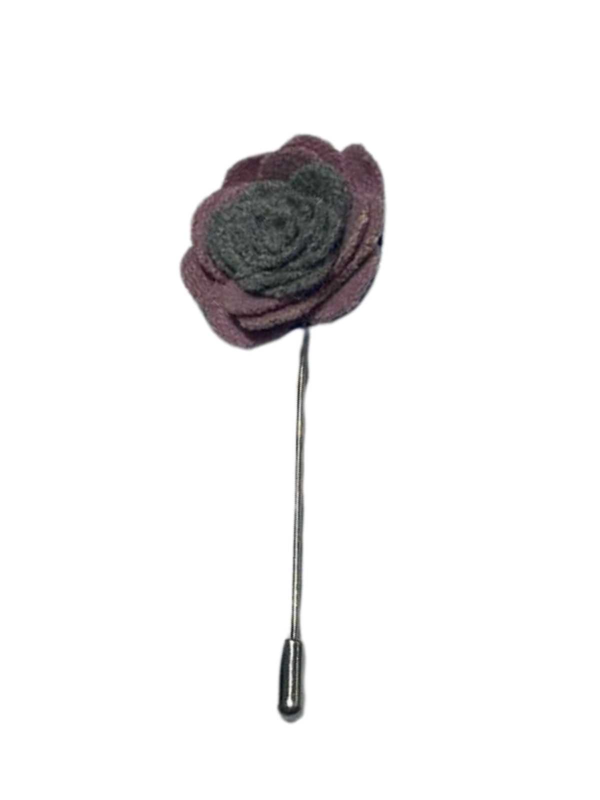 The Dapper Toad Lapel Pin Flower Purple-Grey – AL Capone Premium