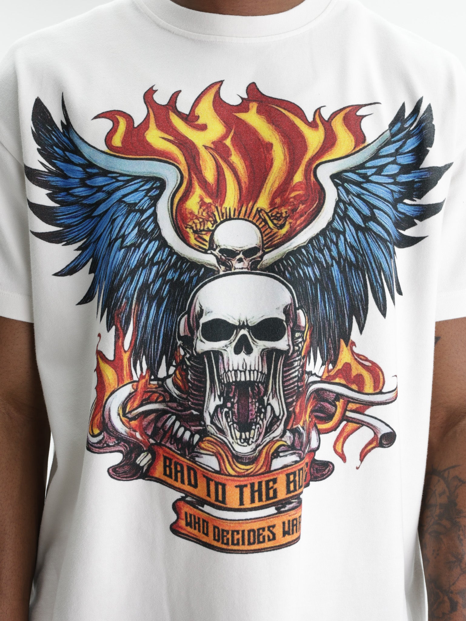 Who Decides War T-Shirt Bad To Bone Jersey Cloud - AL Capone Premium