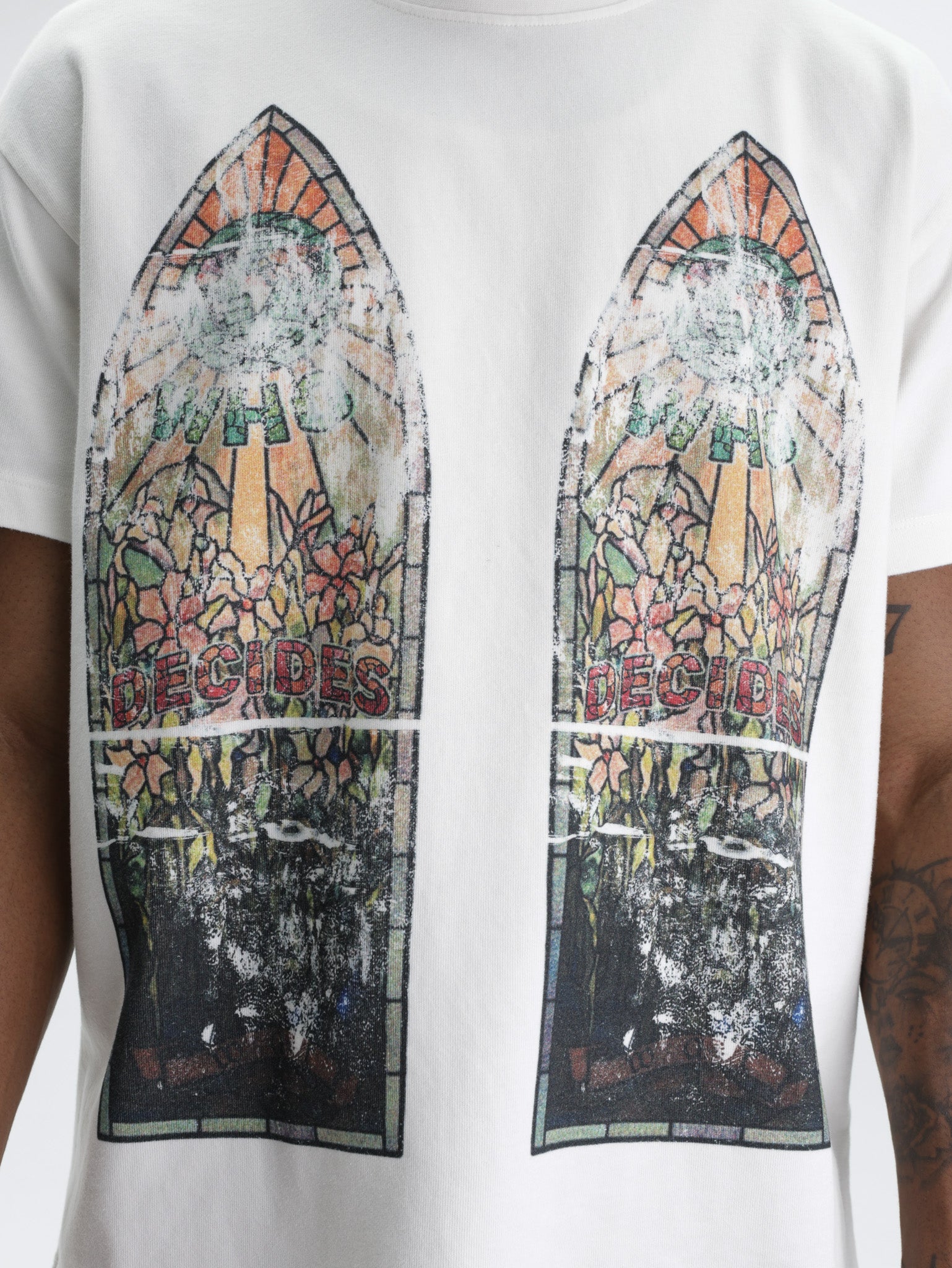 Who Decides War T-Shirt Faded Jersey Cloud - AL Capone Premium