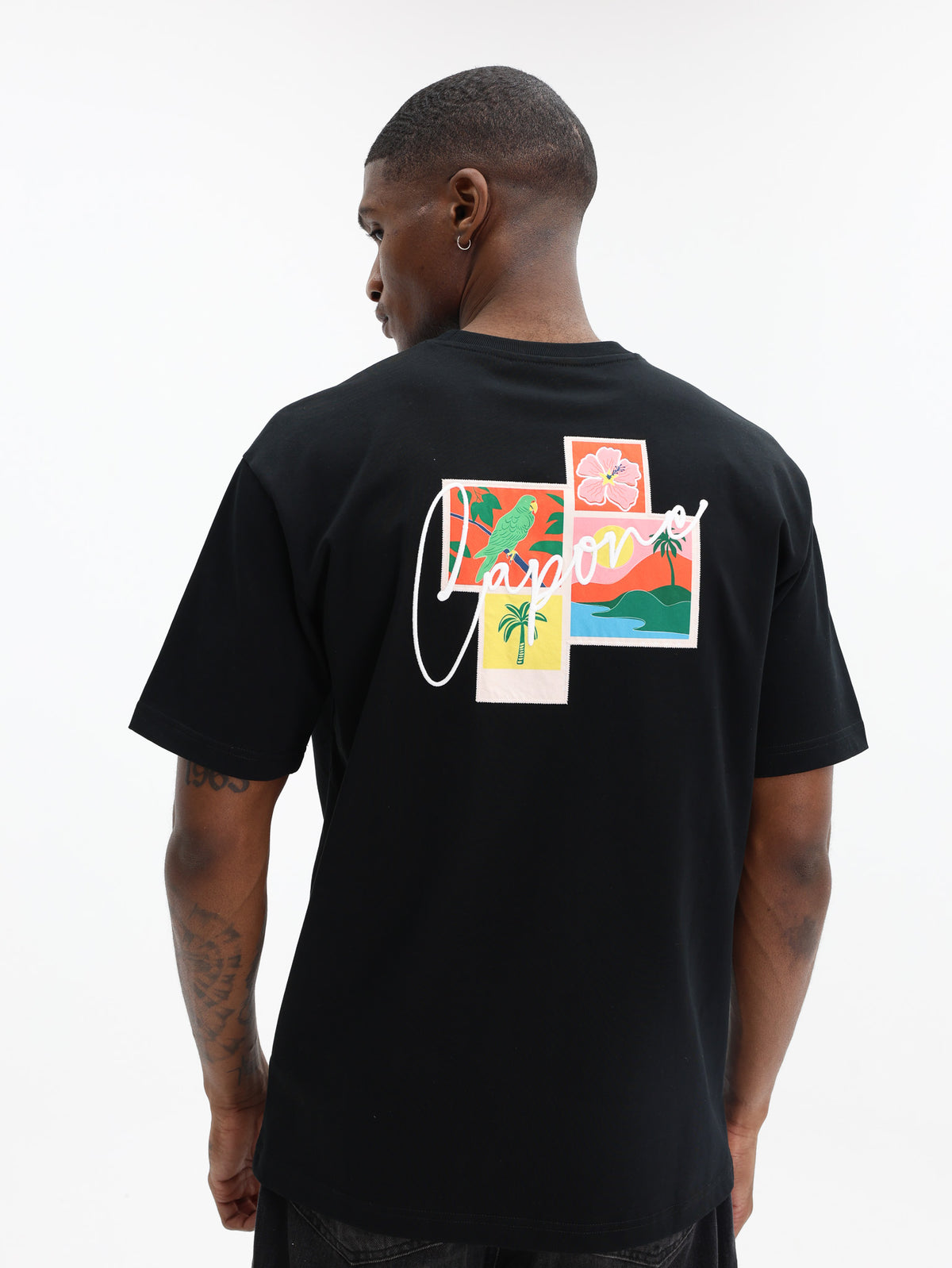 Capone T-Shirt Logo Black-White - AL Capone Premium