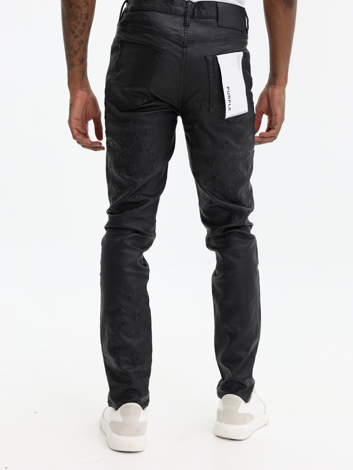 Purple Jeans Skinny Mono Embossed Film Black – AL Capone Premium