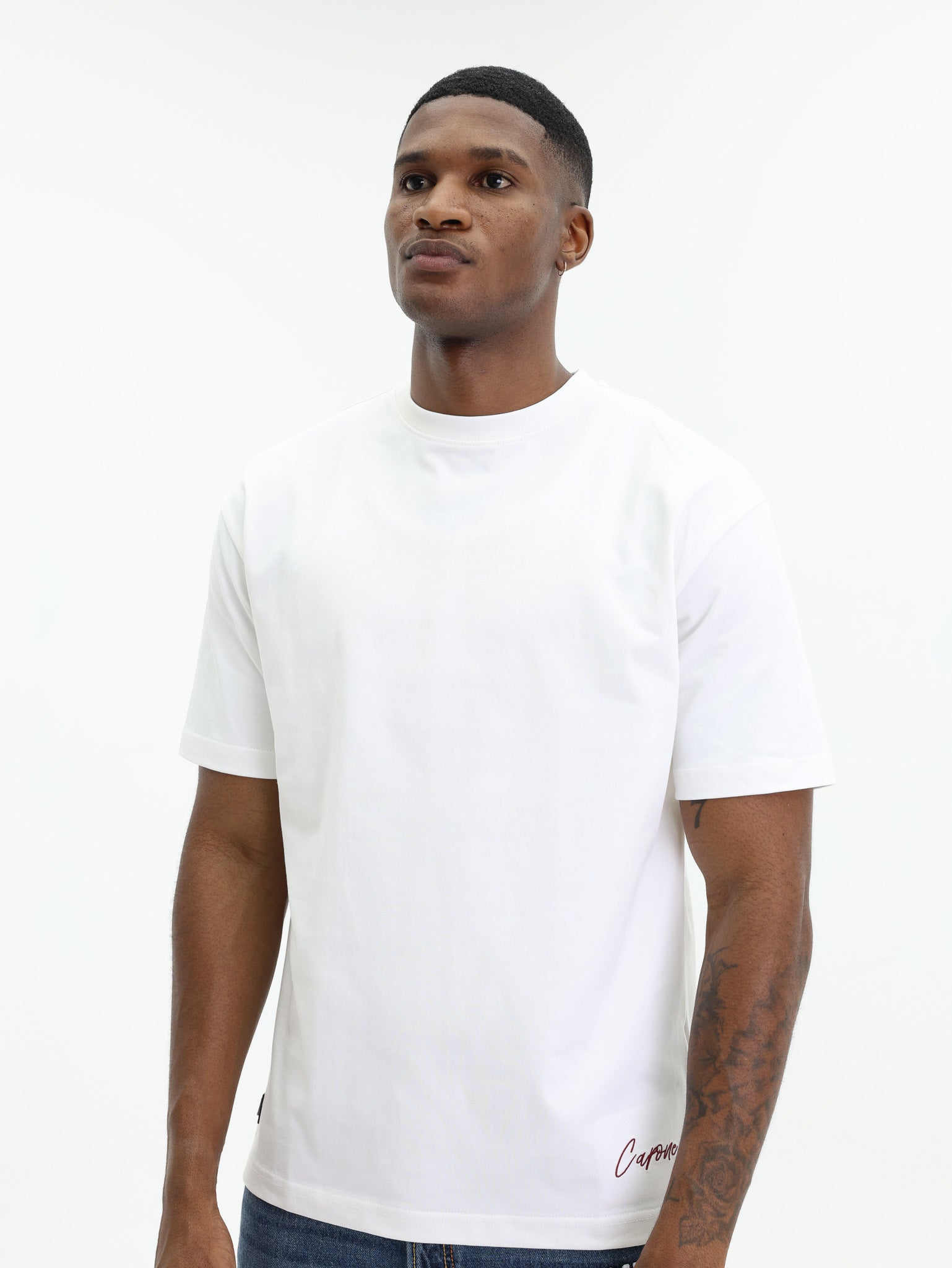 Capone T-Shirt Logo White - AL Capone Premium