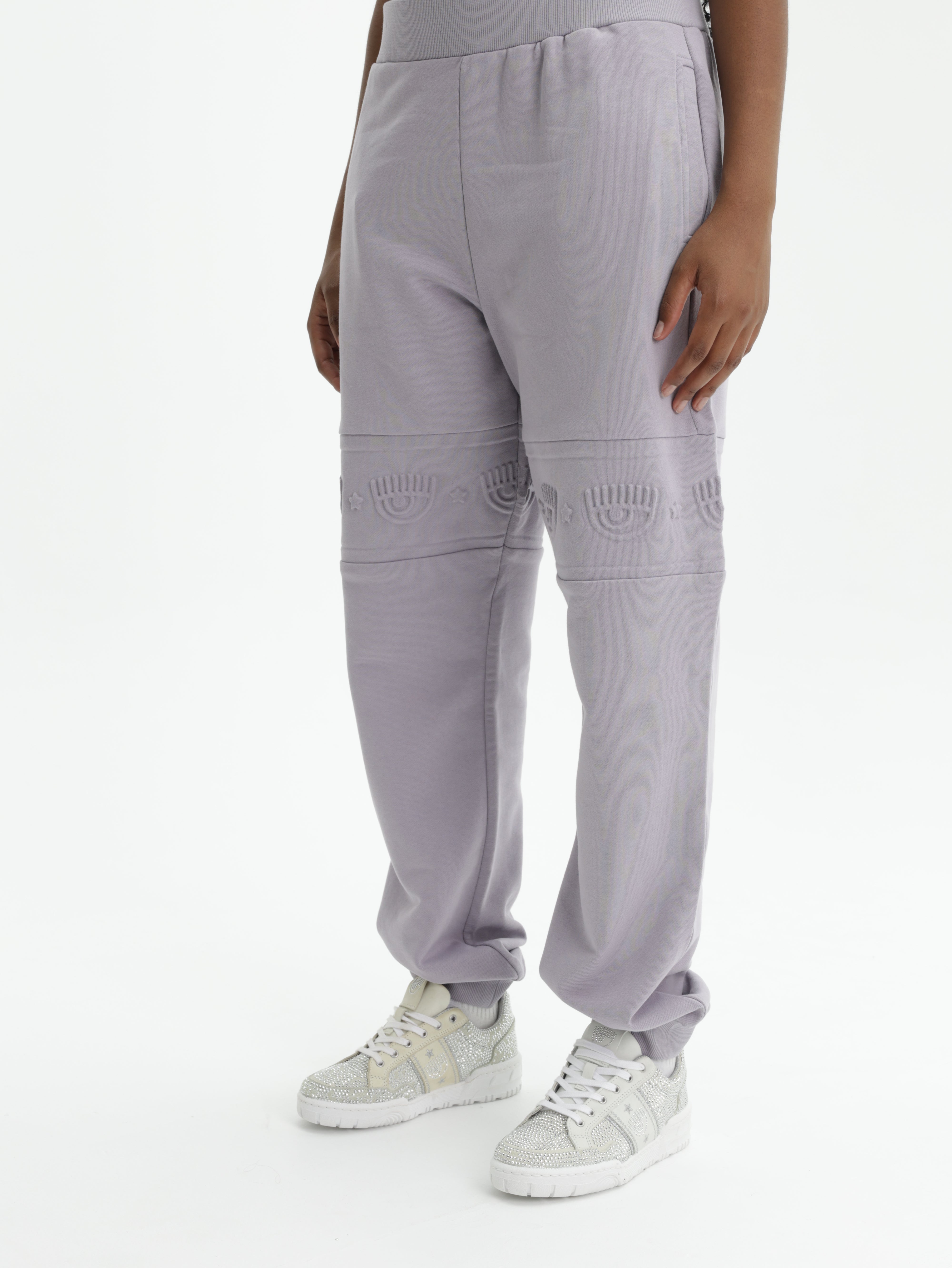 Chiara Ferragni Track Pants Logo Mania Grey - AL Capone Premium