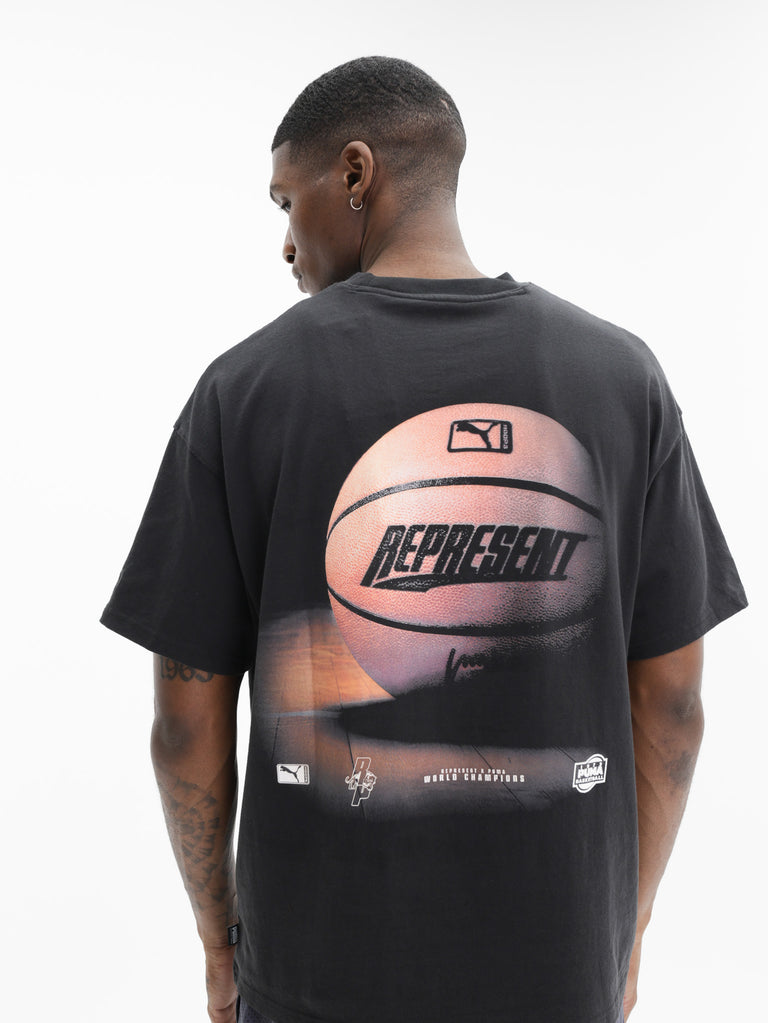 Puma Represent Ss T-Shirt Black - AL Capone Premium