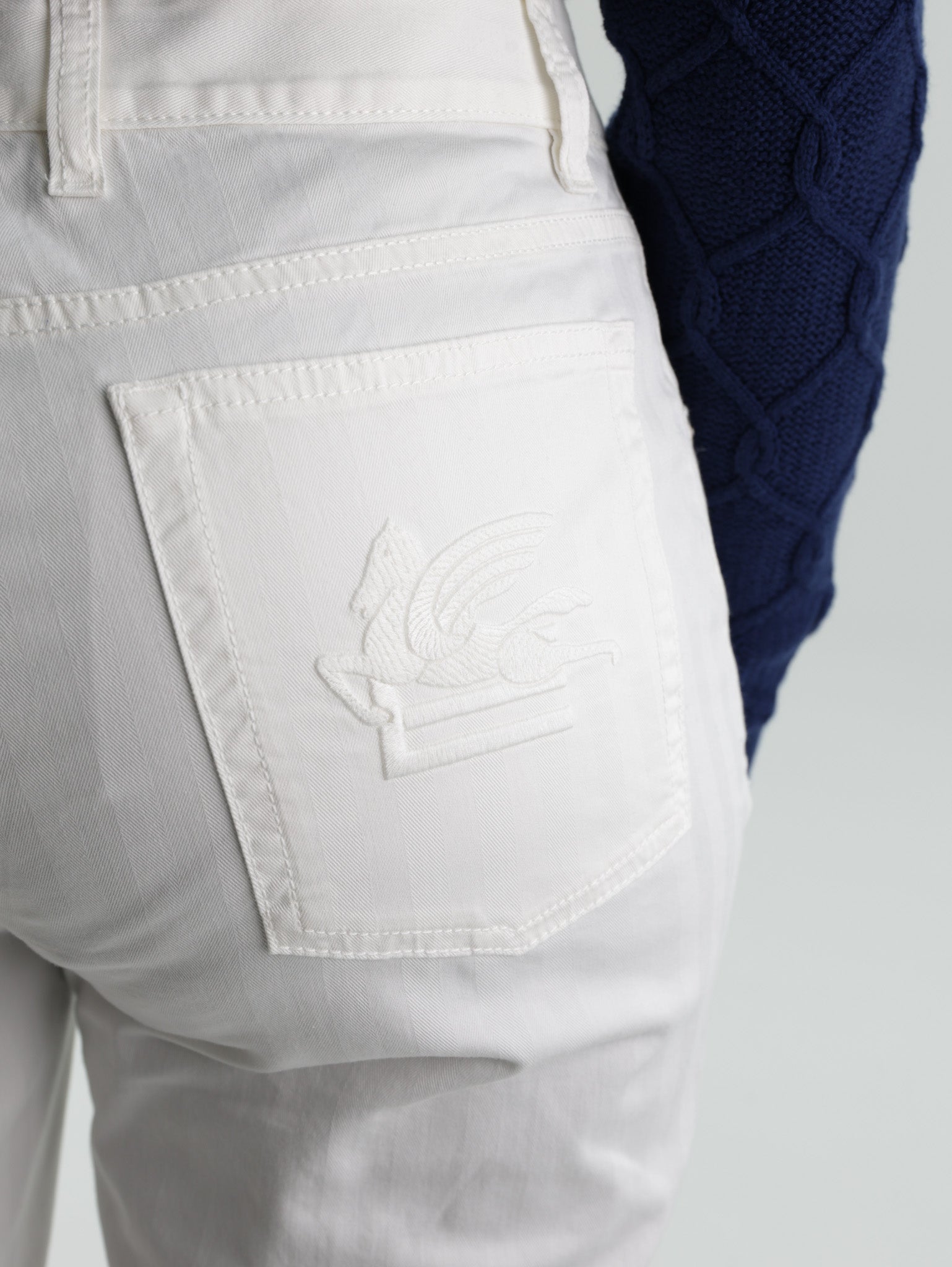 Etro Jeans Long Flared White - AL Capone Premium