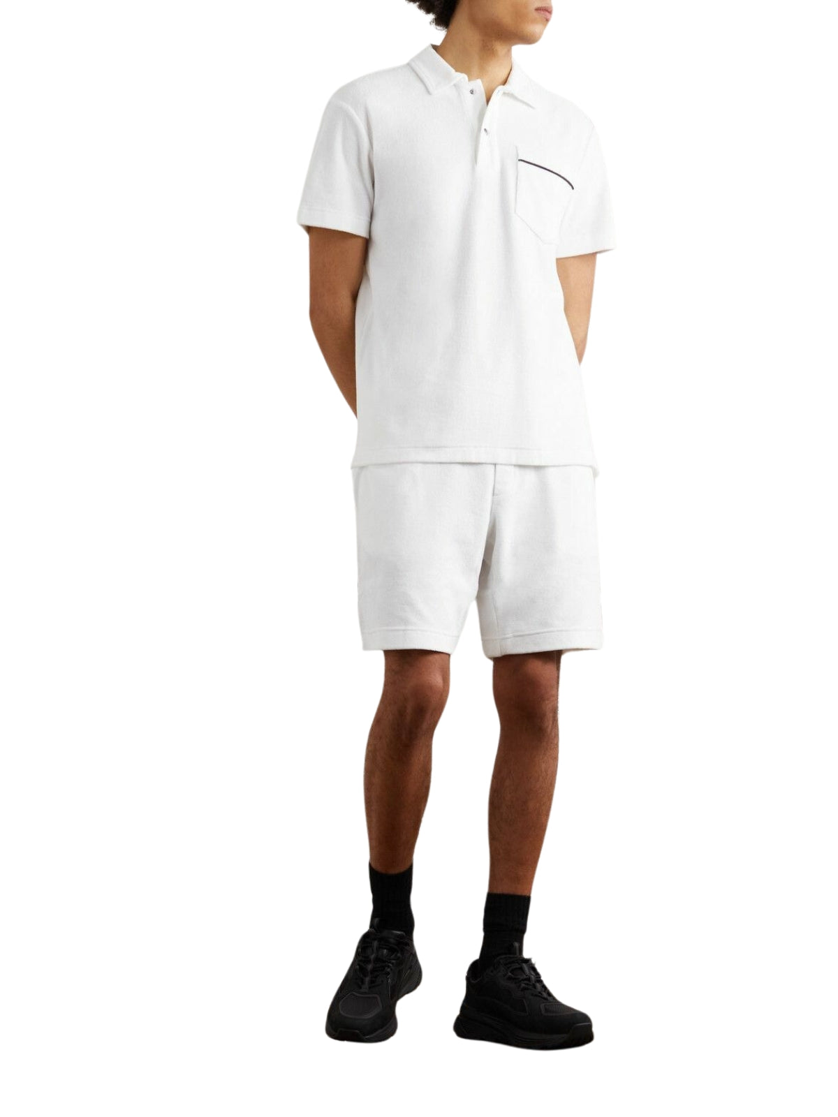 Moncler Golfer Pocket White - AL Capone Premium