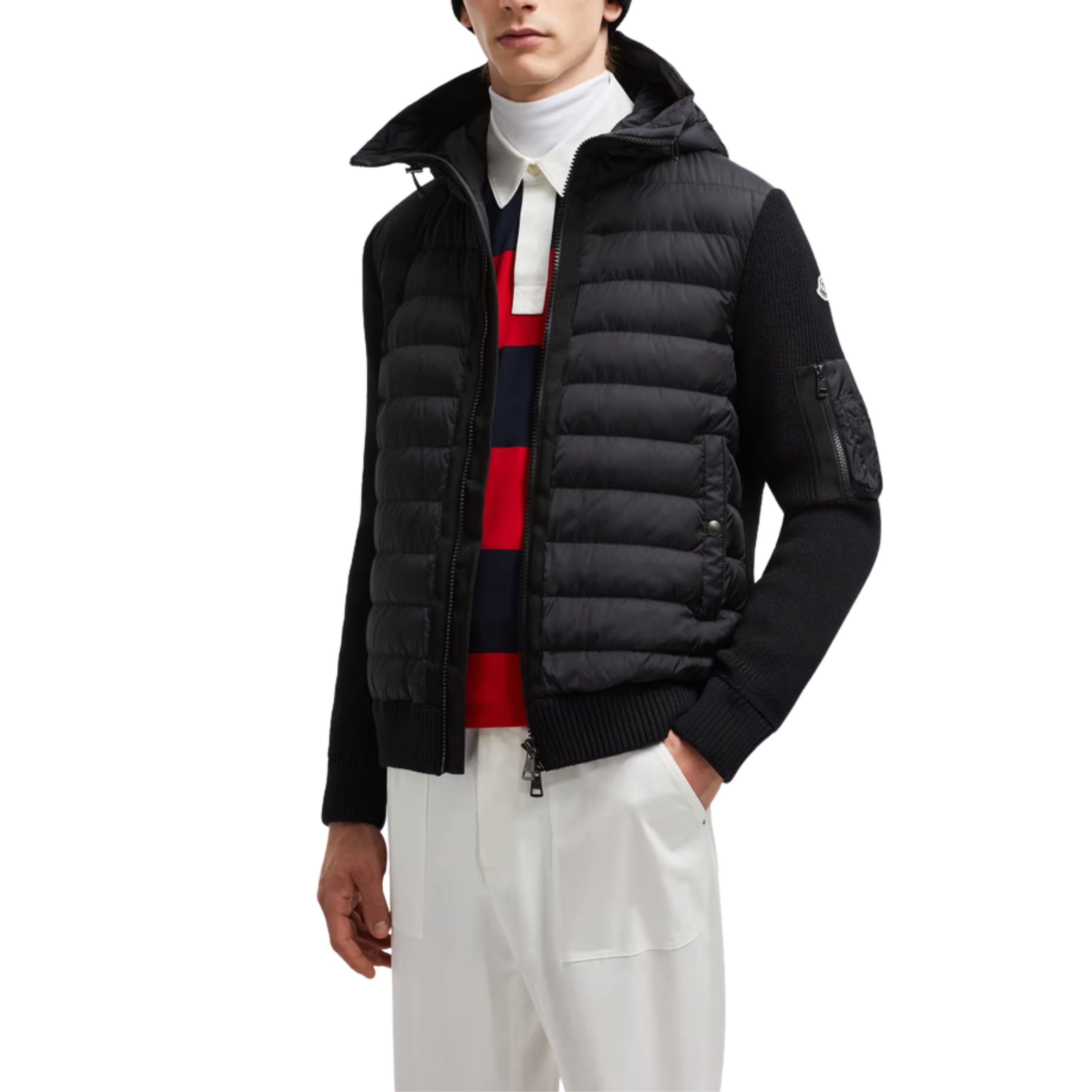 Moncler Jacket Logo Black – AL Capone Premium