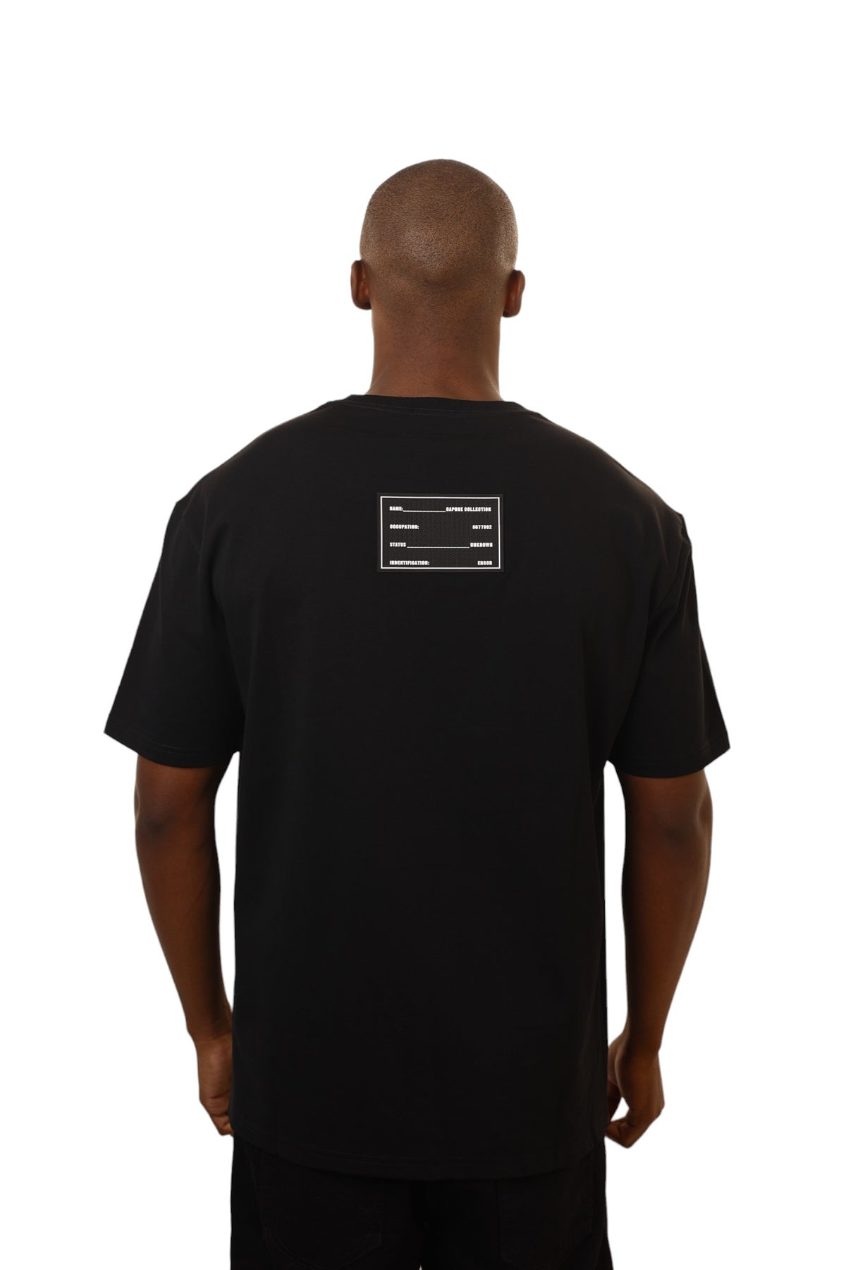 Capone T-Shirt Name Tag Black - AL Capone Premium