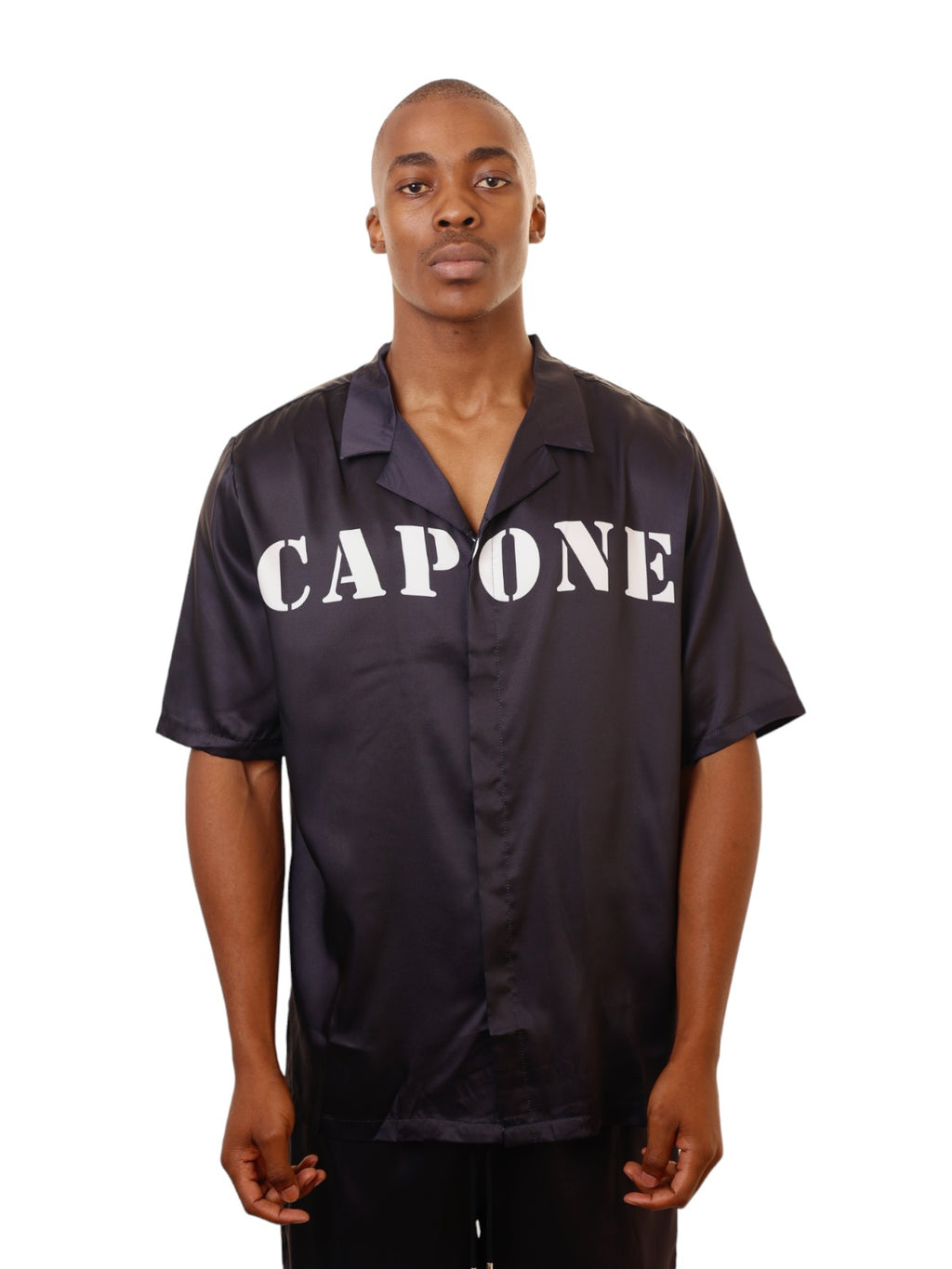 Capone Shirt Wing Black - AL Capone Premium