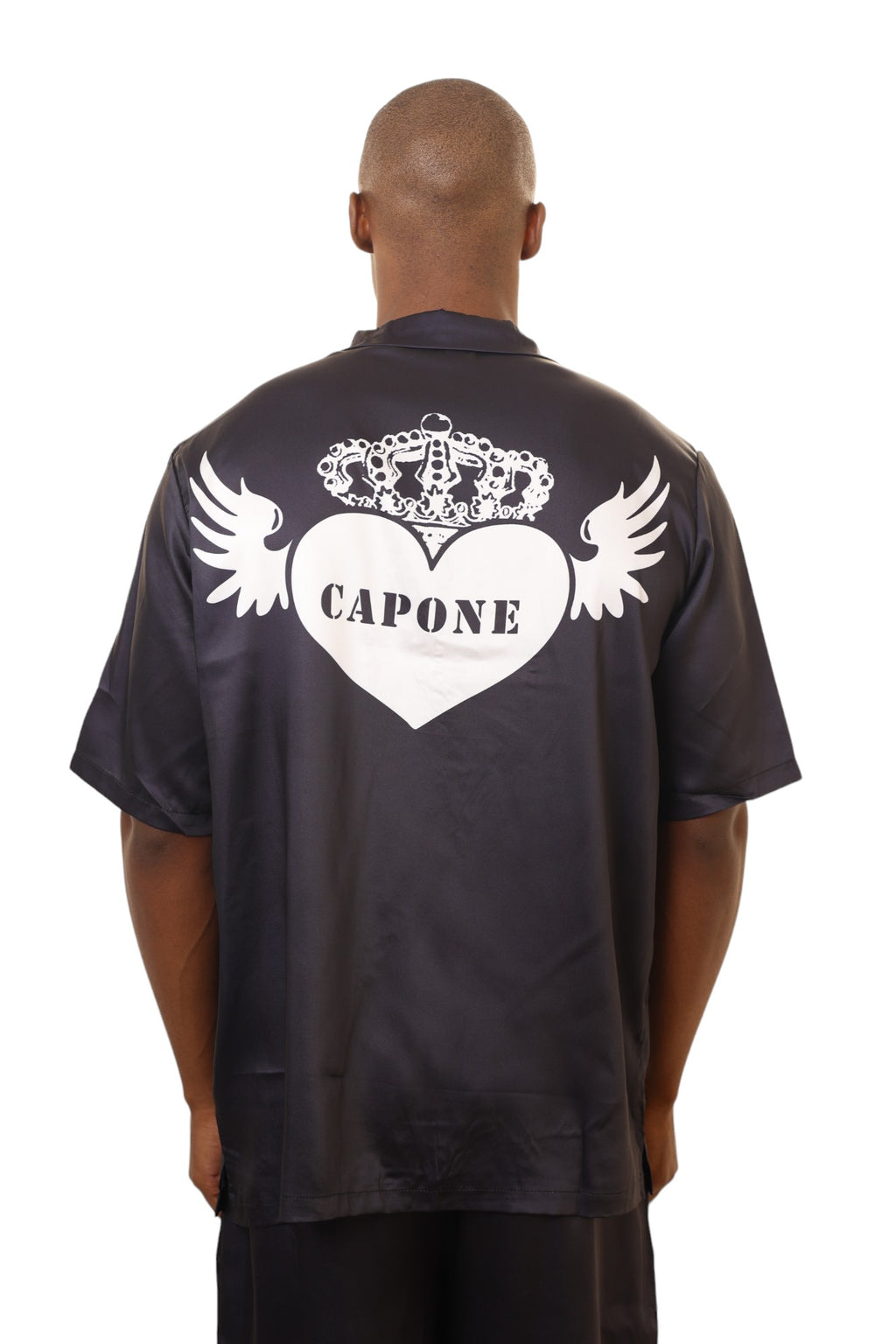 Capone Shirt Wing Black - AL Capone Premium