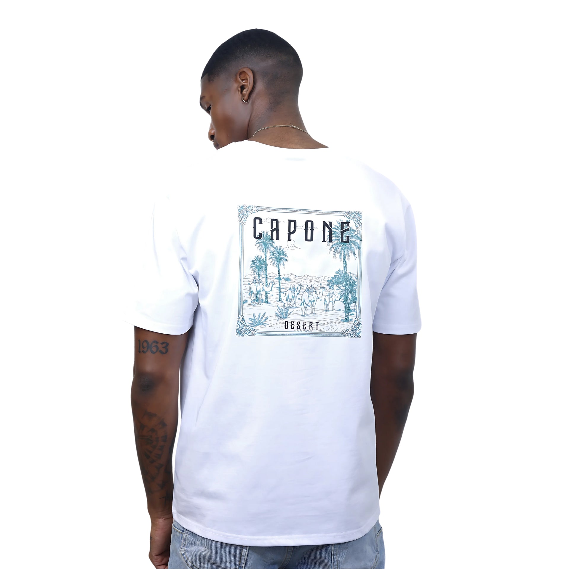 Capone T-Shirt City Portrait White – AL Capone Premium