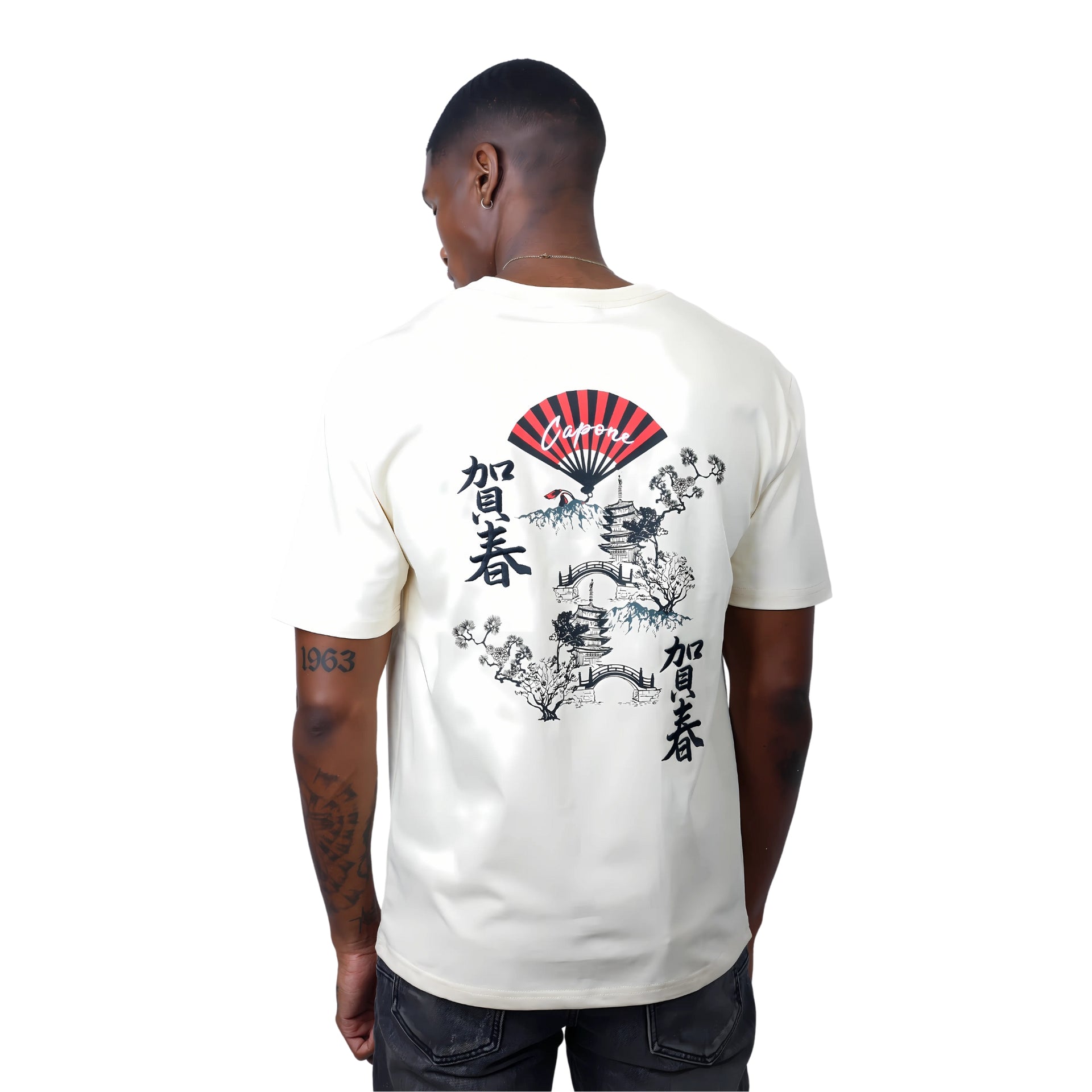 Capone T-Shirt Japan Fan Beige – AL Capone Premium