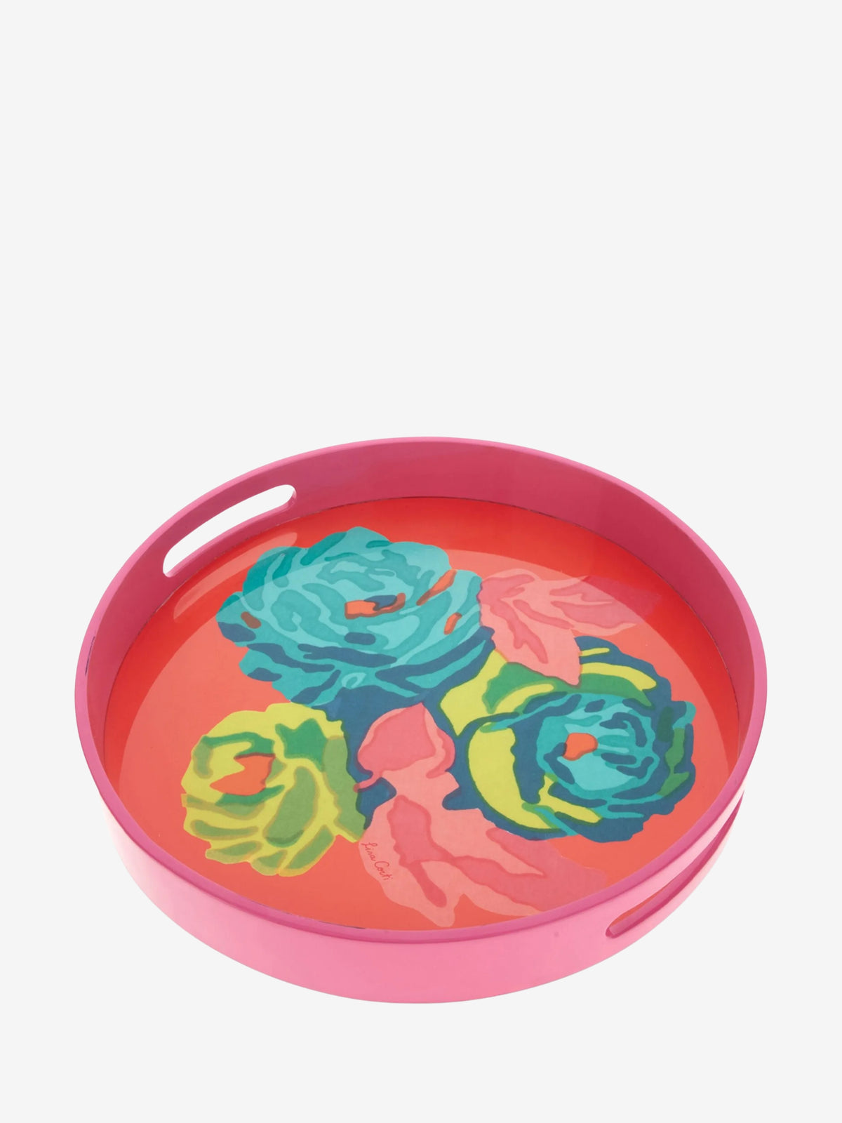 Lisa Corti Tray 35X35 Nizam Flw Geranium 35X35 - AL Capone Premium