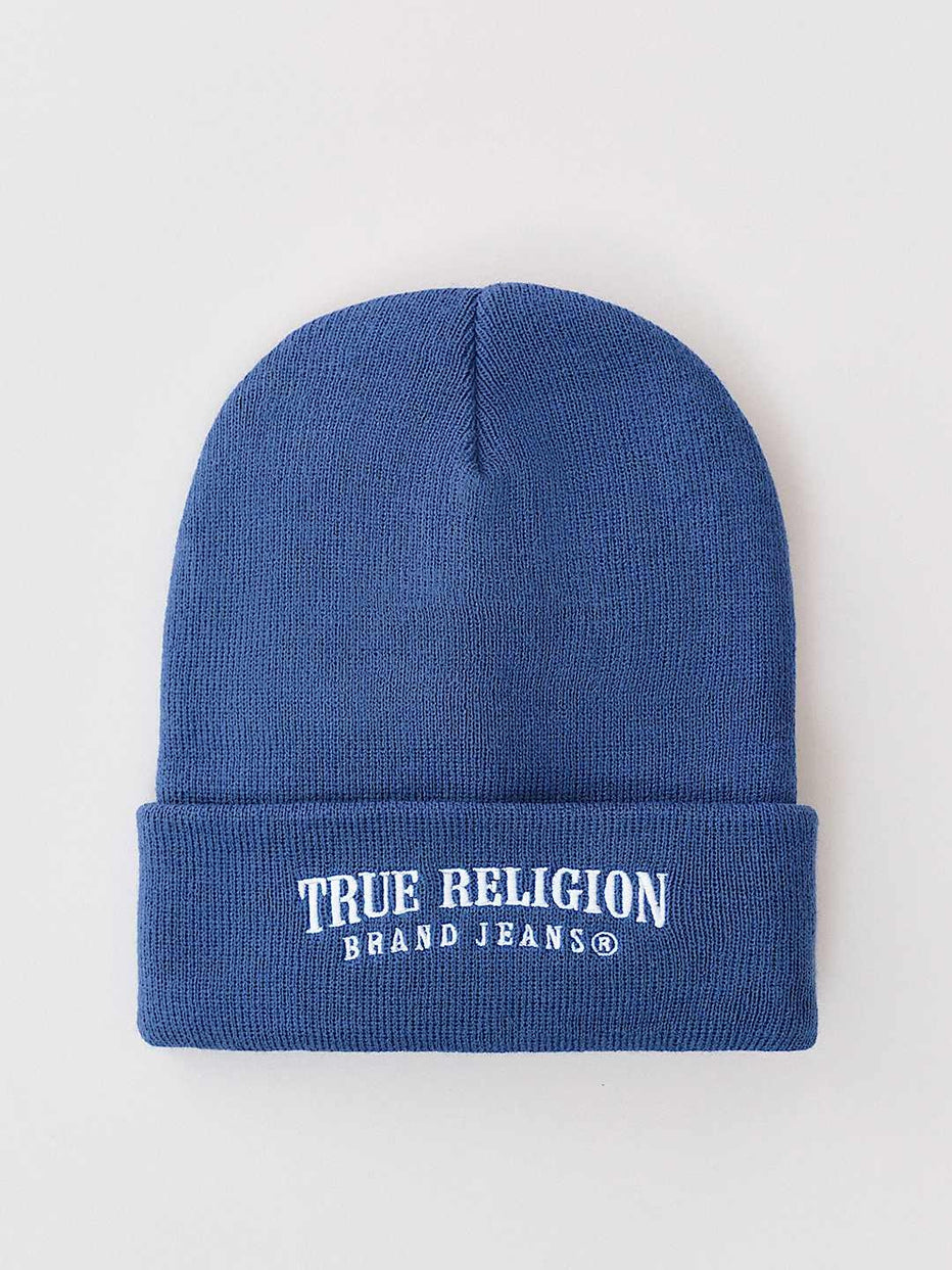 True Religion Arch Logo Beanie Eclipse - AL Capone Premium