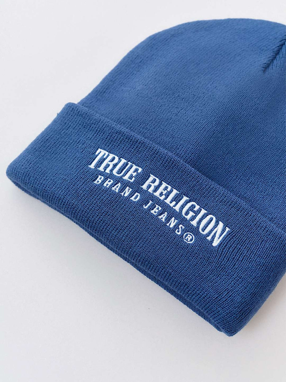 True Religion Arch Logo Beanie Eclipse - AL Capone Premium