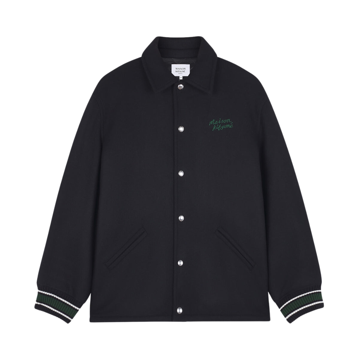 Maison Kitsune Jacket Varsity Black – AL Capone Premium