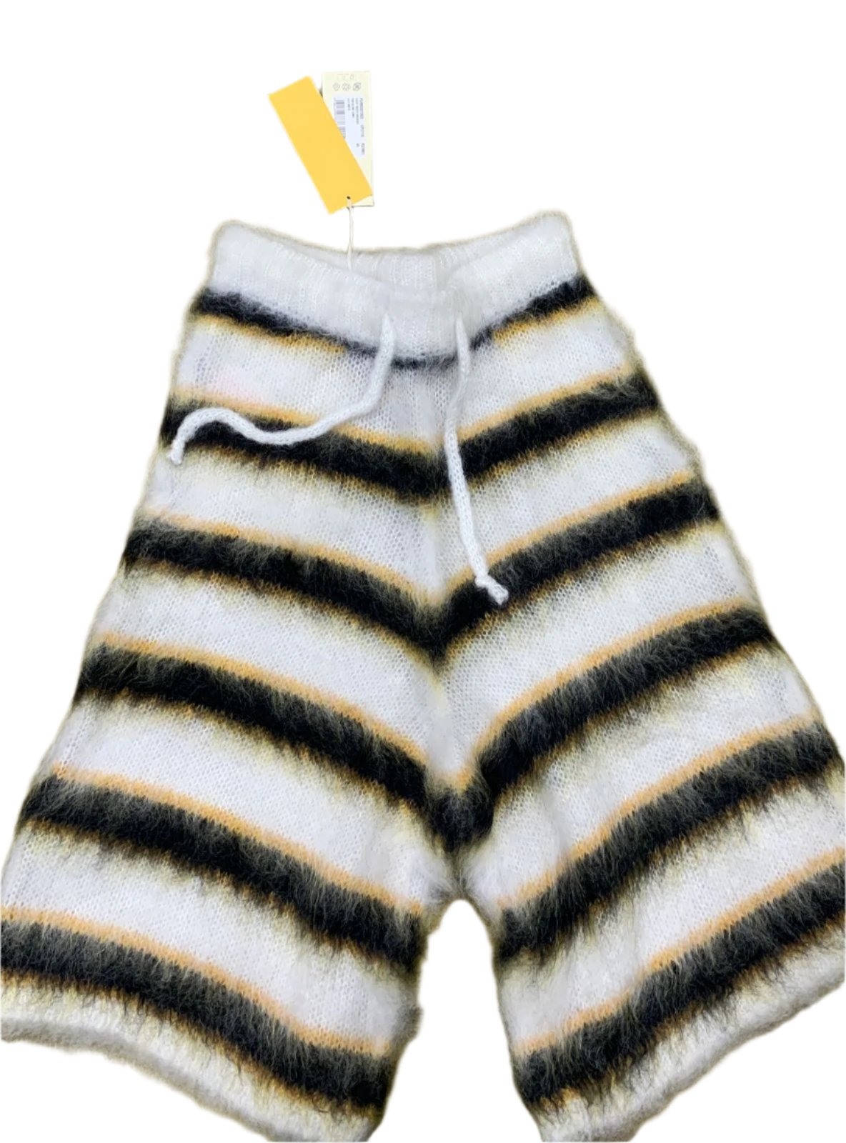 Marni Shorts Striped String Fur Blackwhite – AL Capone Premium